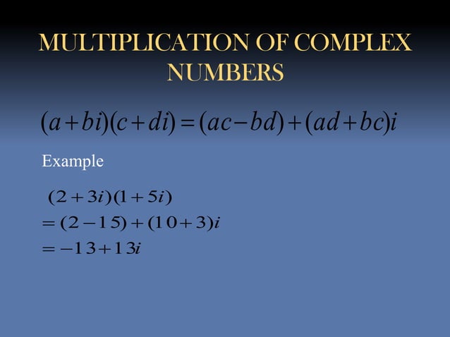 Complex numbers org.ppt | Physics | Science