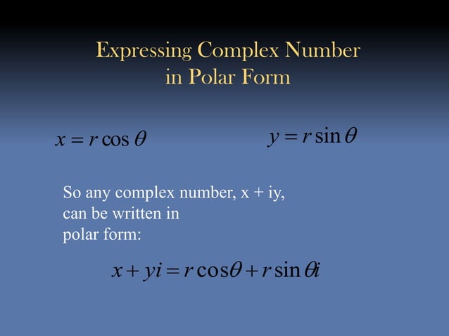 Complex numbers org.ppt | Physics | Science