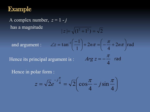Complex numbers org.ppt | Physics | Science