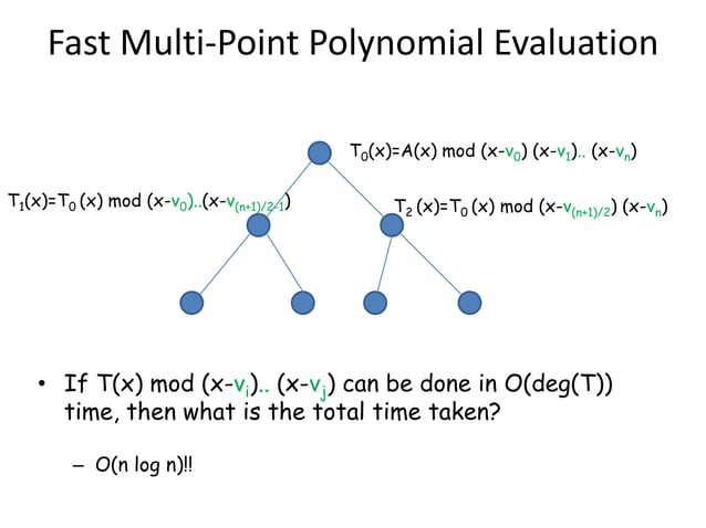 Complex numbers polynomial multiplication | PPTX