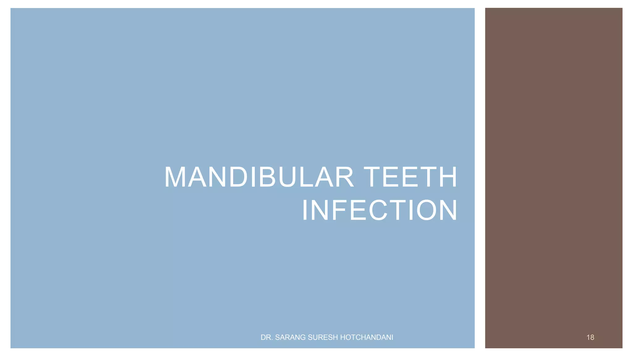 Complex Odontogenic Infection (Oral & Maxillofacial Surgery - Dentistry ...