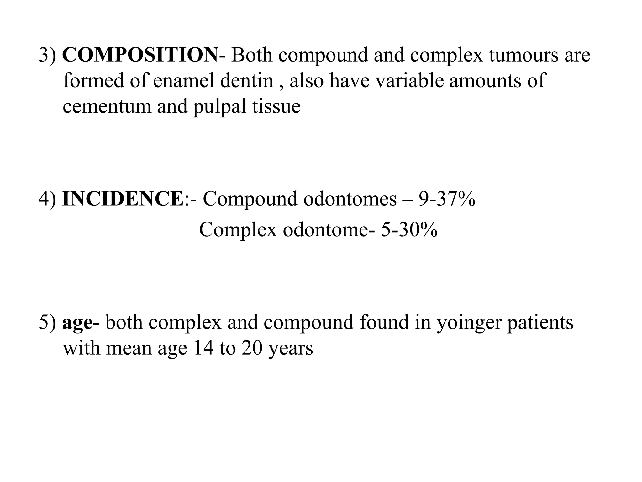 Complex odontome associated with maxillary impacted | PPTX