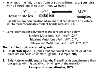 Complexometric titration | PPTX