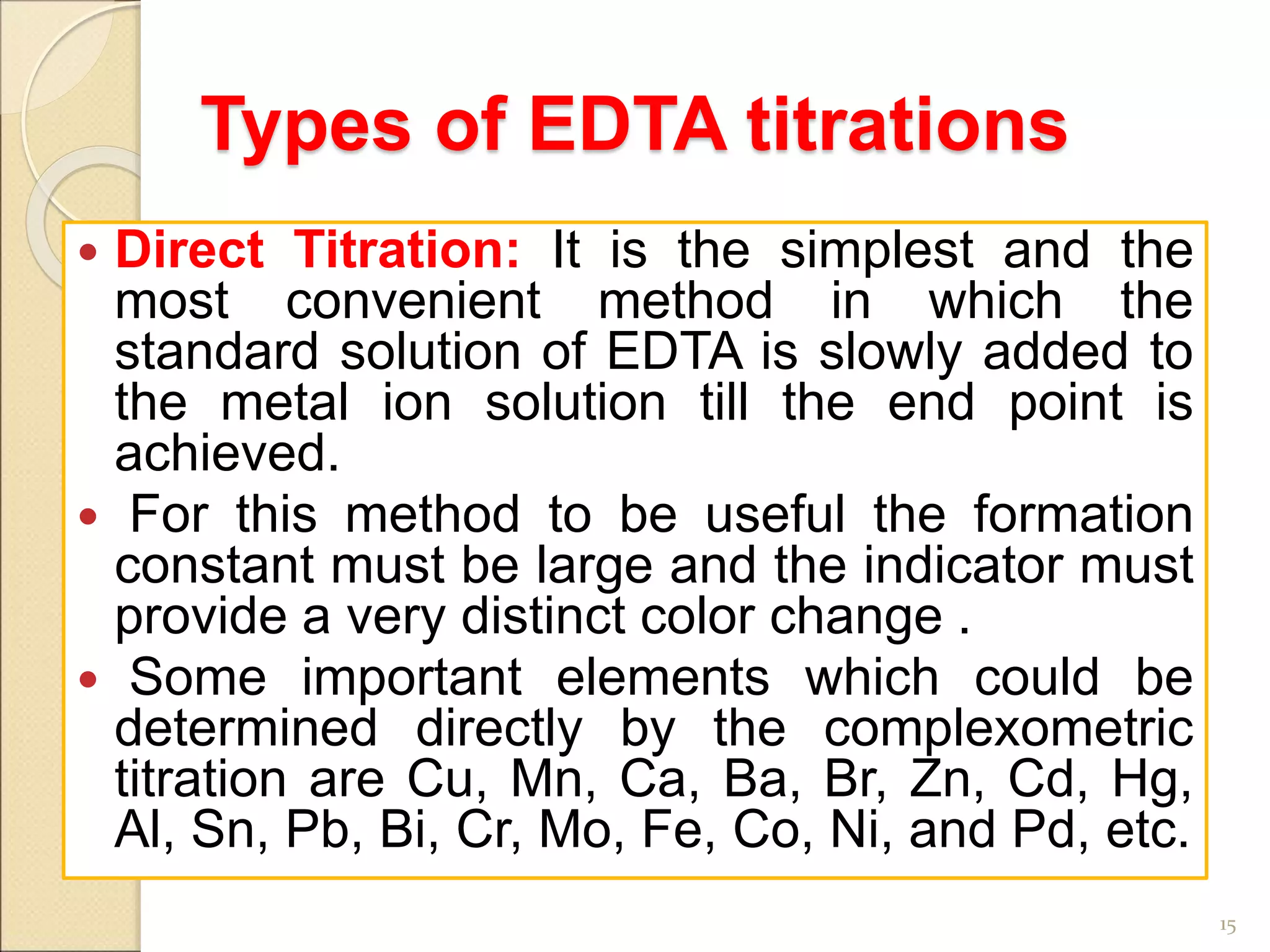 Complexometric titration-ppt | PPT