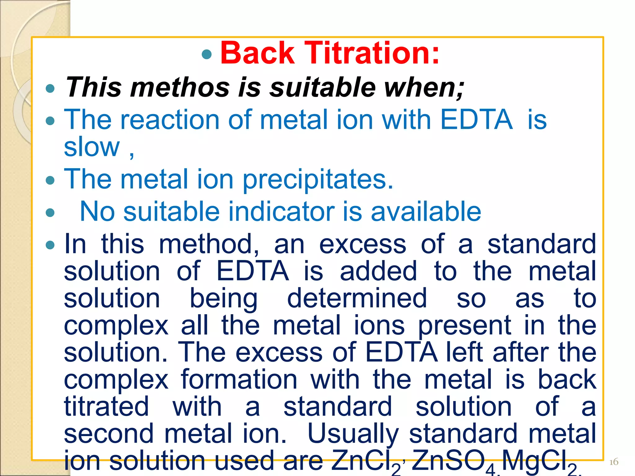 Complexometric titration-ppt | PPT