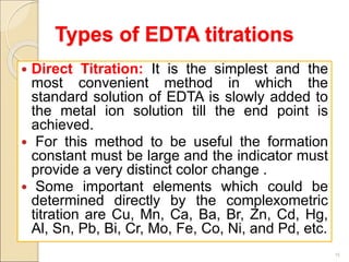 Complexometric titration-ppt | PPT