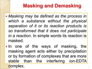 Complexometric titration-ppt | PPT