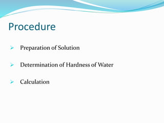 Complexometric method | PPTX