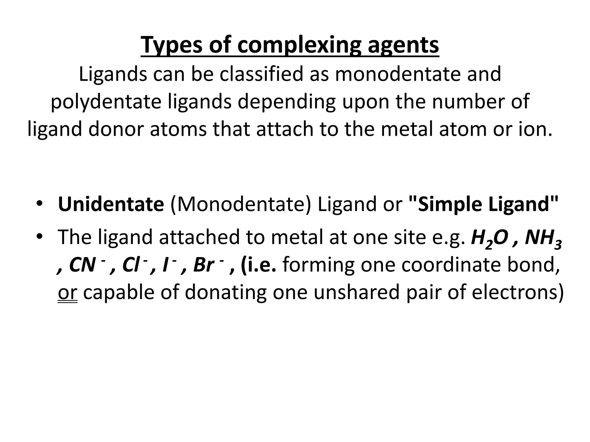 complexometric titration for b.pharm students | PPTX