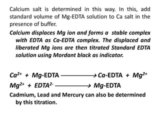 Complexometric titration | PPTX