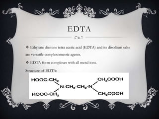 Complexometric titration | PPTX