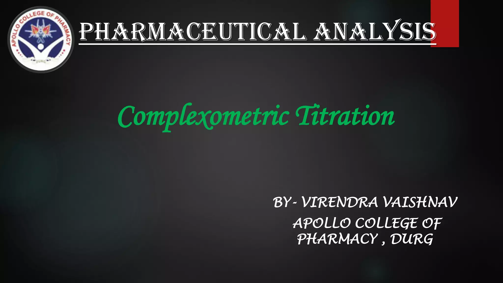 Complexometric titration | PDF | Chemistry | Science