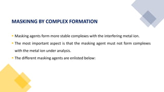 COMPLEXOMETRIC TITRATION.pptx | Chemistry | Science