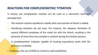 COMPLEXOMETRIC TITRATION.pptx | Chemistry | Science
