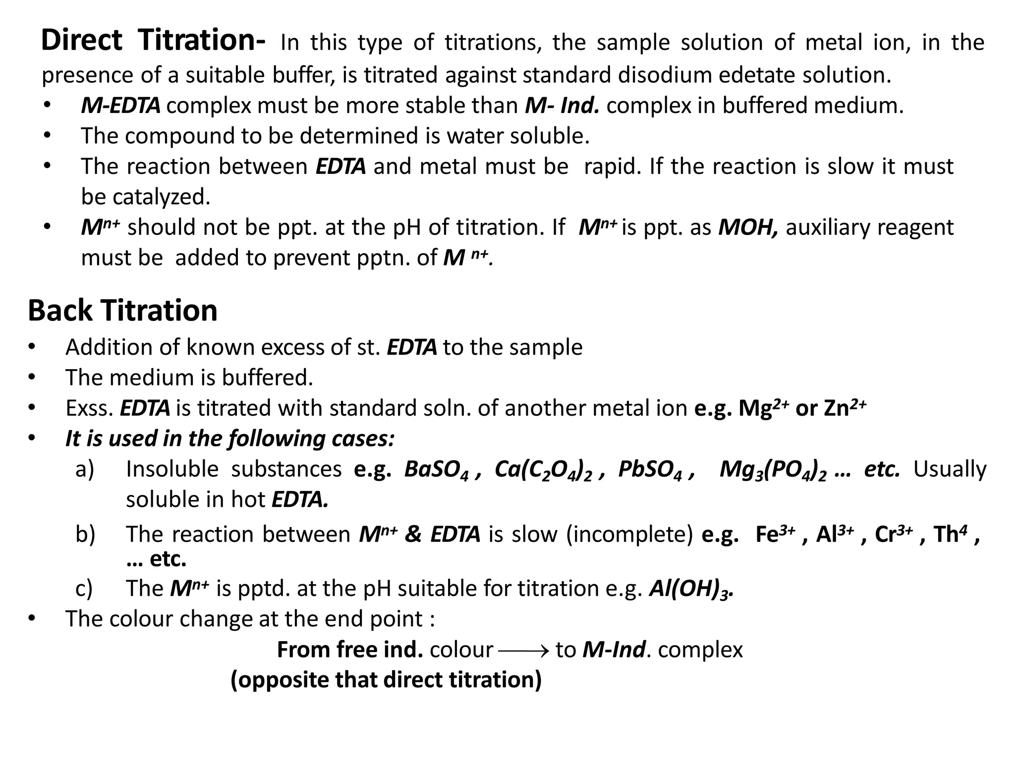complexometric titration, pharmaceutical analysis | PPTX | Chemistry ...