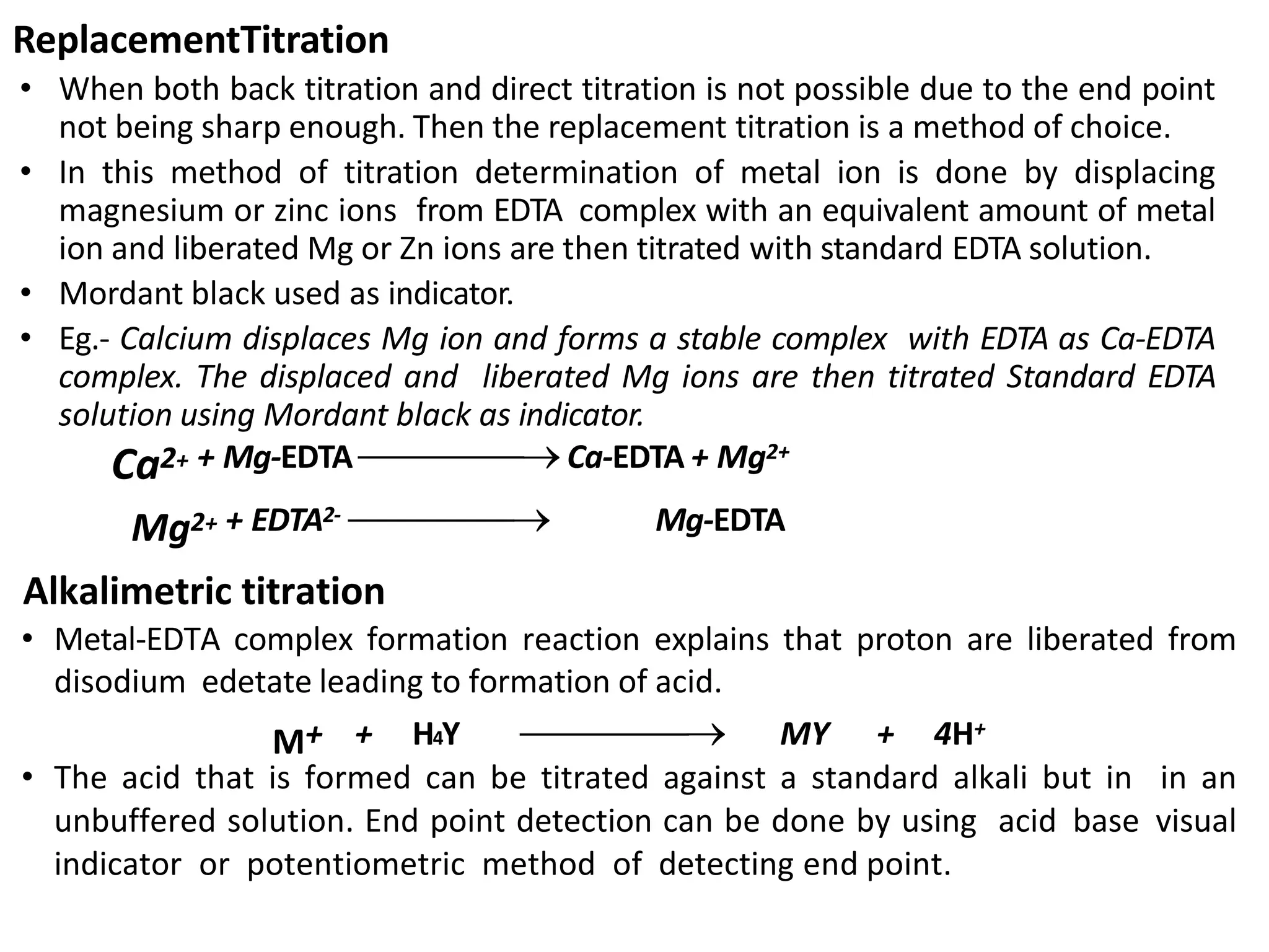 complexometric titration, pharmaceutical analysis | PPTX | Chemistry ...