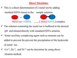 Complexometric titration 2019-20 | PPSX