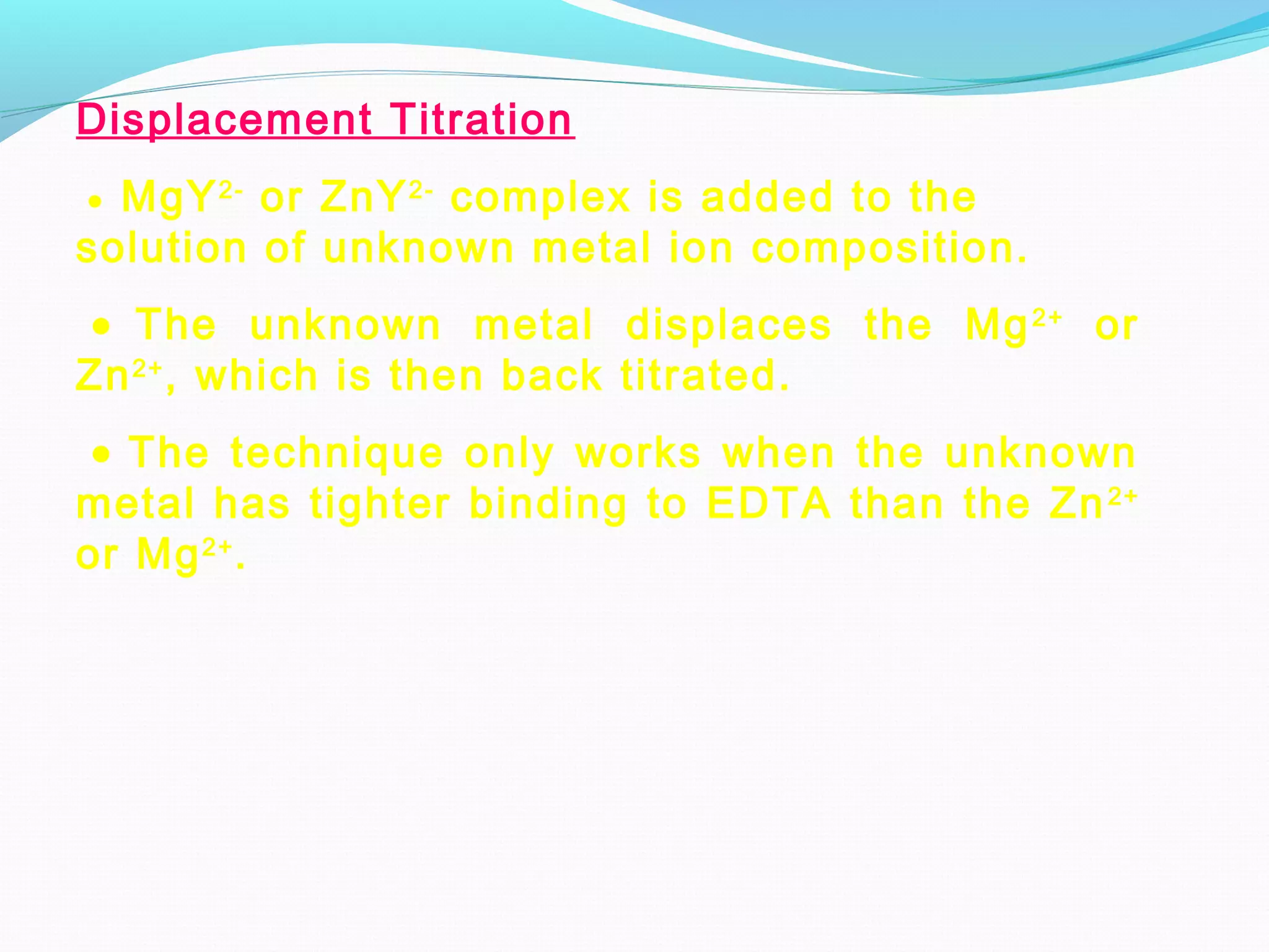 Complexometric titrations | PPT