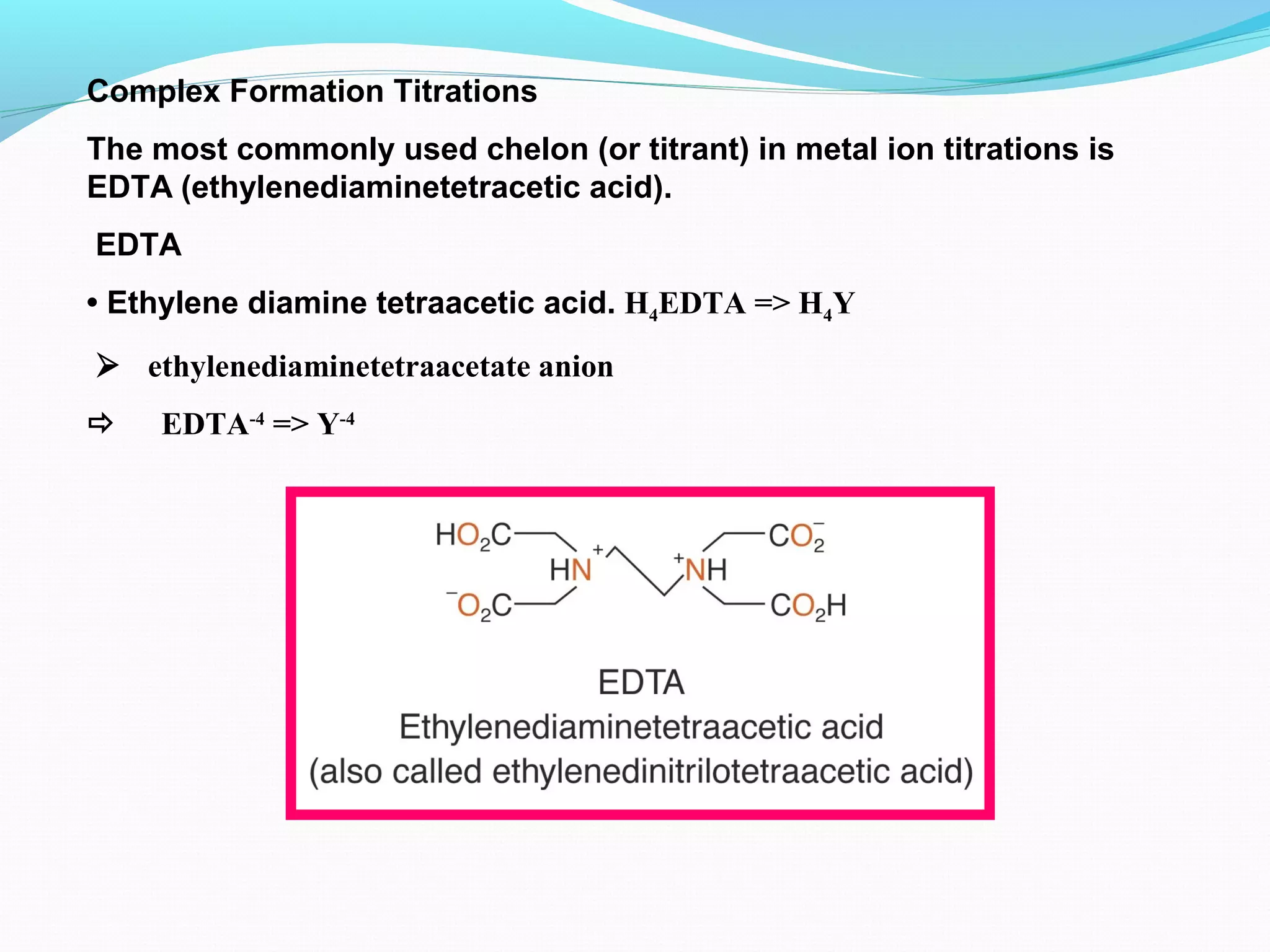 Complexometric titrations | PPT