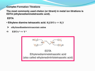 Complexometric titrations | PPT