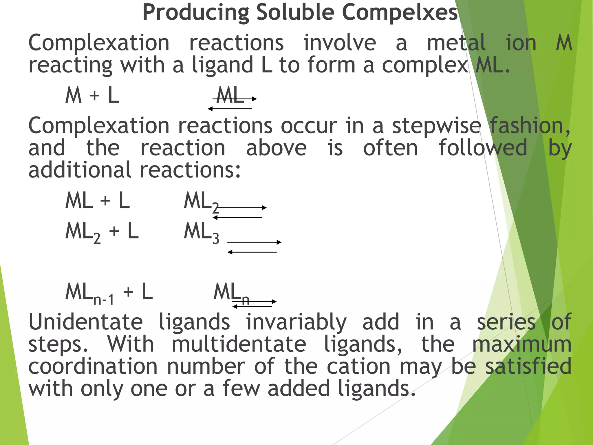 Complexometric titrations- Pharmaceutical Analysis | PPT