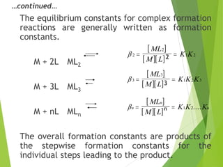 Complexometric titrations- Pharmaceutical Analysis | PPT