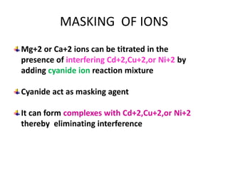 Complexometry | PPTX
