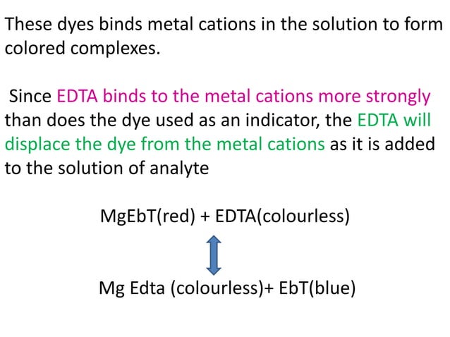 Complexometry | PPTX | Chemistry | Science