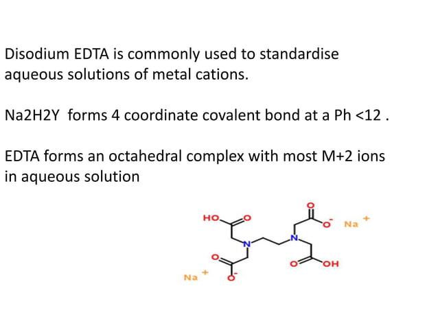 Complexometry | PPTX | Chemistry | Science