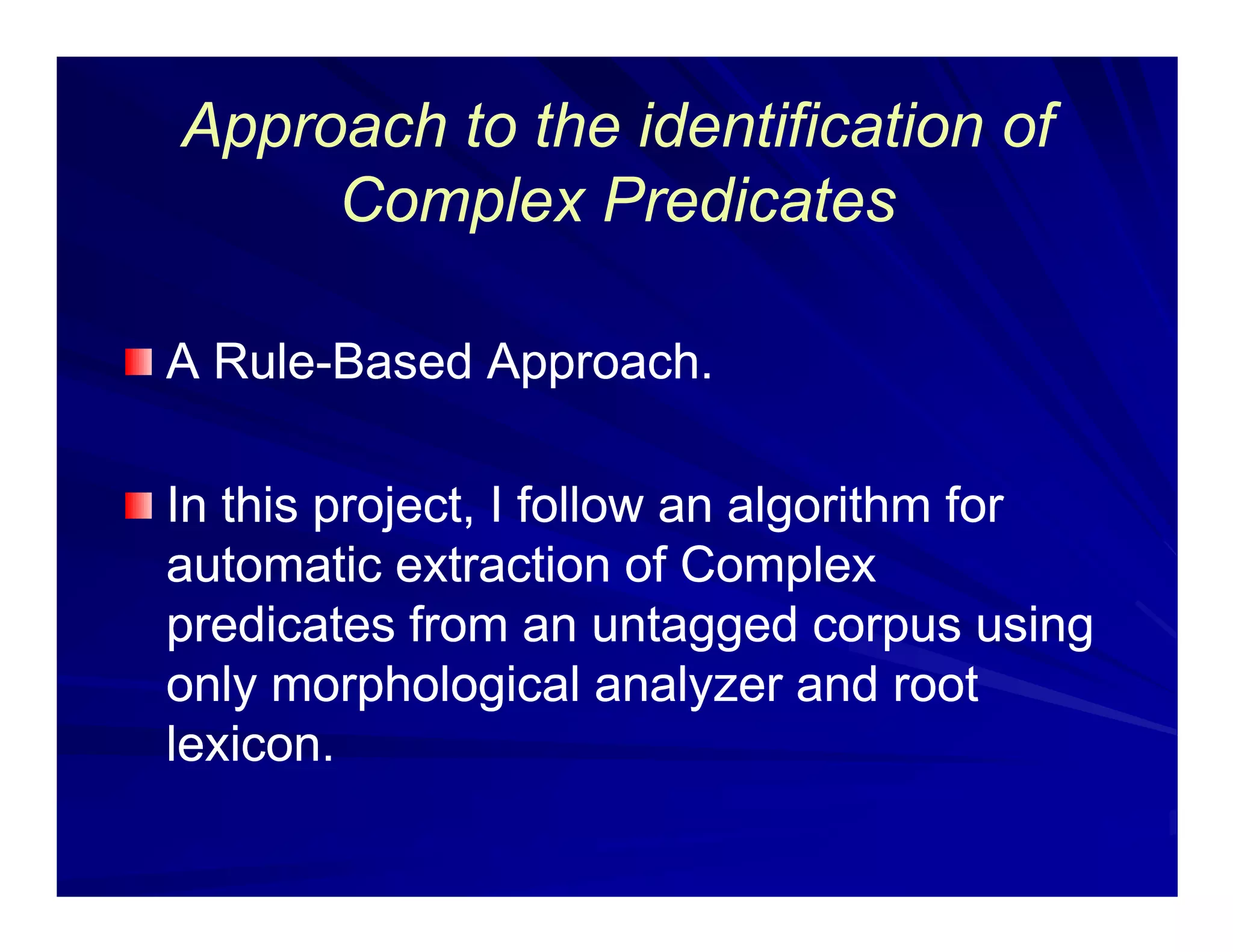 Complex predicate meghaditya | PDF | Programming Languages | Computing