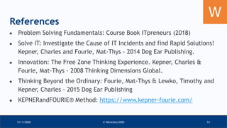 Kepner and Fourie Complex problem solving intro | PDF