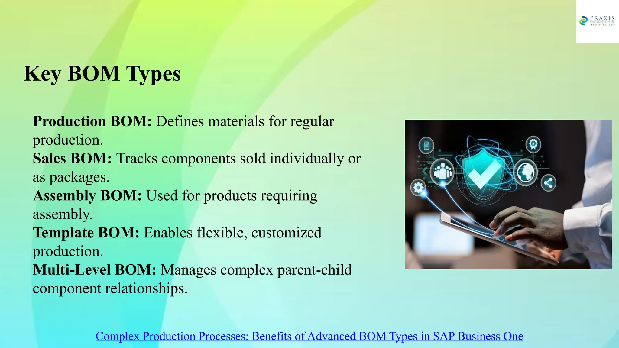 Complex production processes Benefits of advanced BOM types in SAP ...