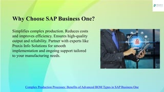 Complex production processes Benefits of advanced BOM types in SAP ...