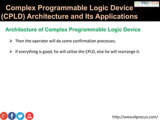 Complex Programmable Logic Device (CPLD) Architecture and Its ...