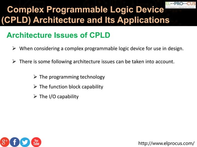Complex Programmable Logic Device (CPLD) Architecture and Its ...