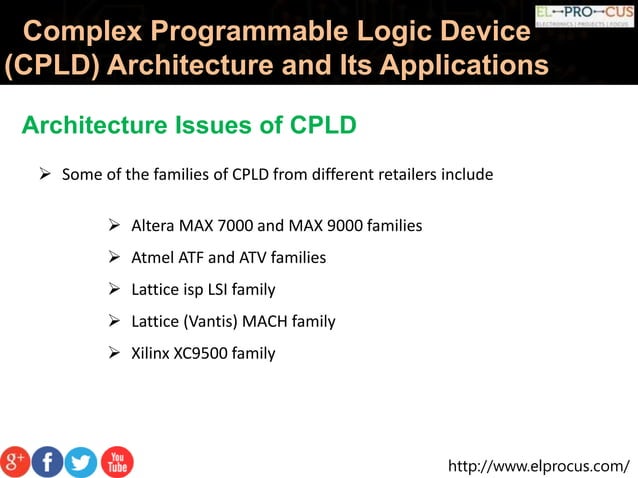Complex Programmable Logic Device (CPLD) Architecture and Its ...