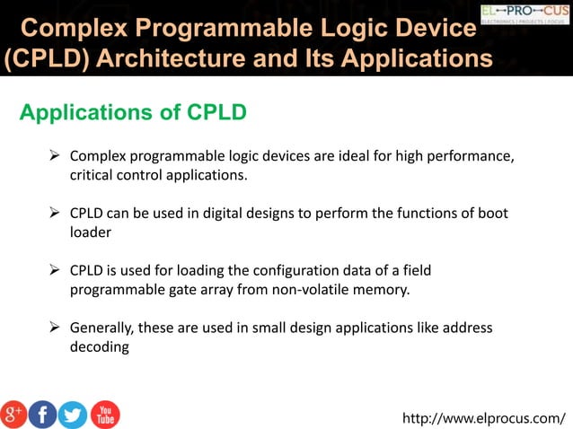 Complex Programmable Logic Device (CPLD) Architecture and Its ...