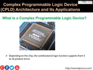 Complex Programmable Logic Device (CPLD) Architecture and Its ...