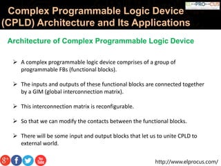 Complex Programmable Logic Device (CPLD) Architecture and Its ...