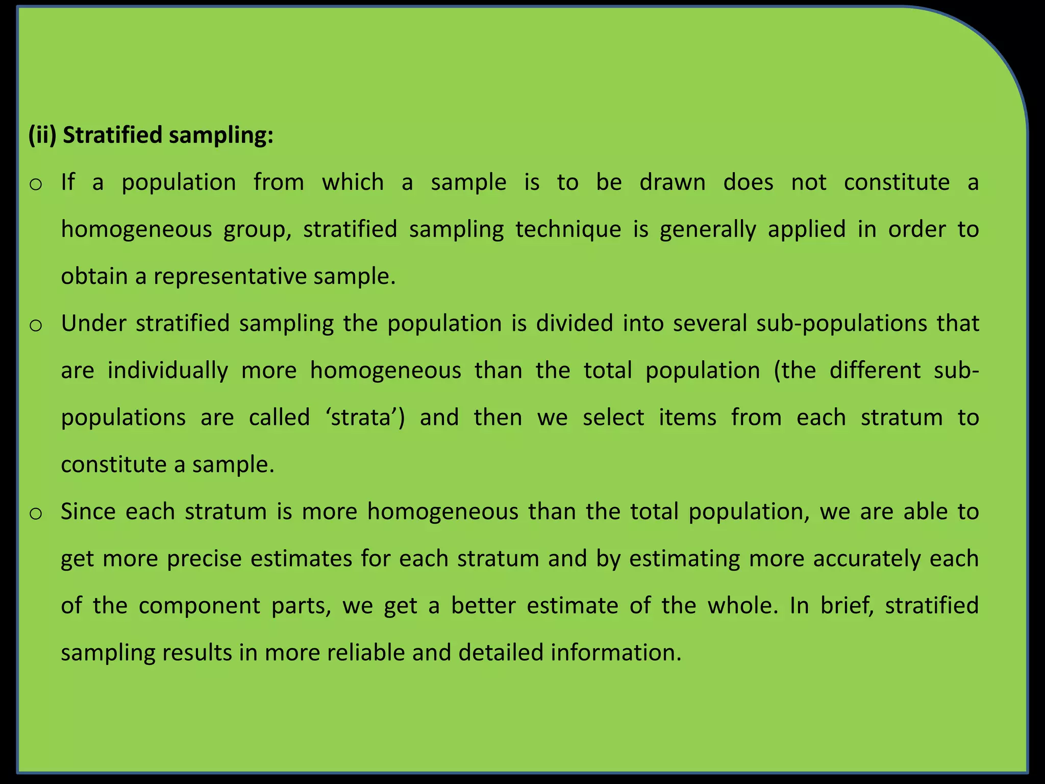 Complex random sampling designs | PPTX