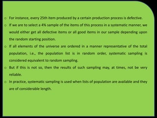 Complex random sampling designs | PPTX