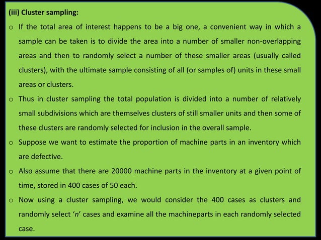 Complex random sampling designs | PPTX | Geography | Science