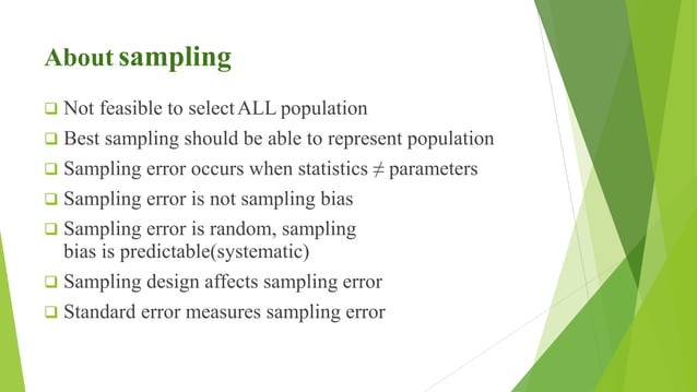 COMPLEX RANDOM SAMPLING DESIGNS.pptx | Science