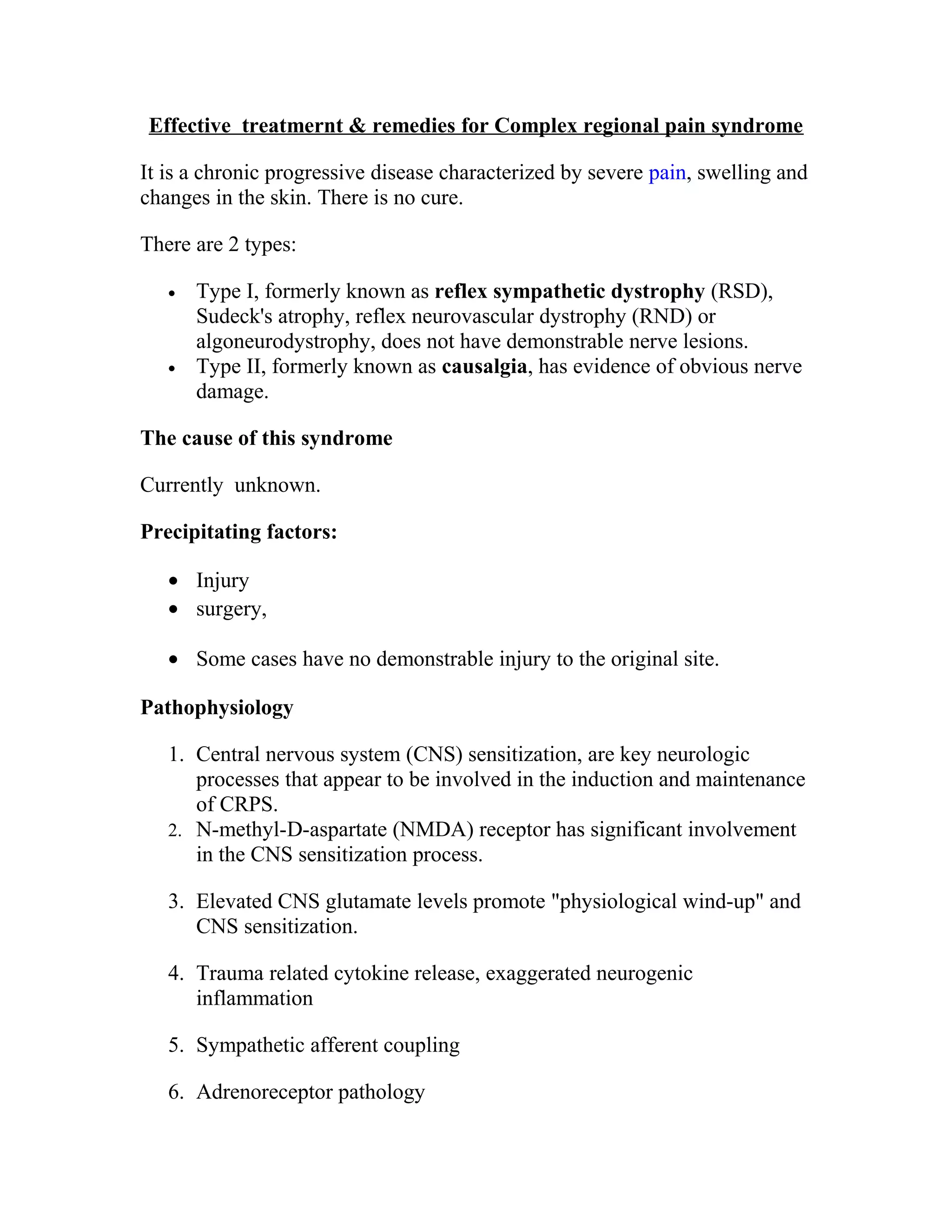 Effective treatments for complex Regional Pain Syndrome in Chembur ...