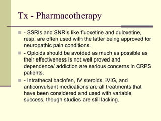 Complex Regional Pain Syndrome.ppt education | PPT