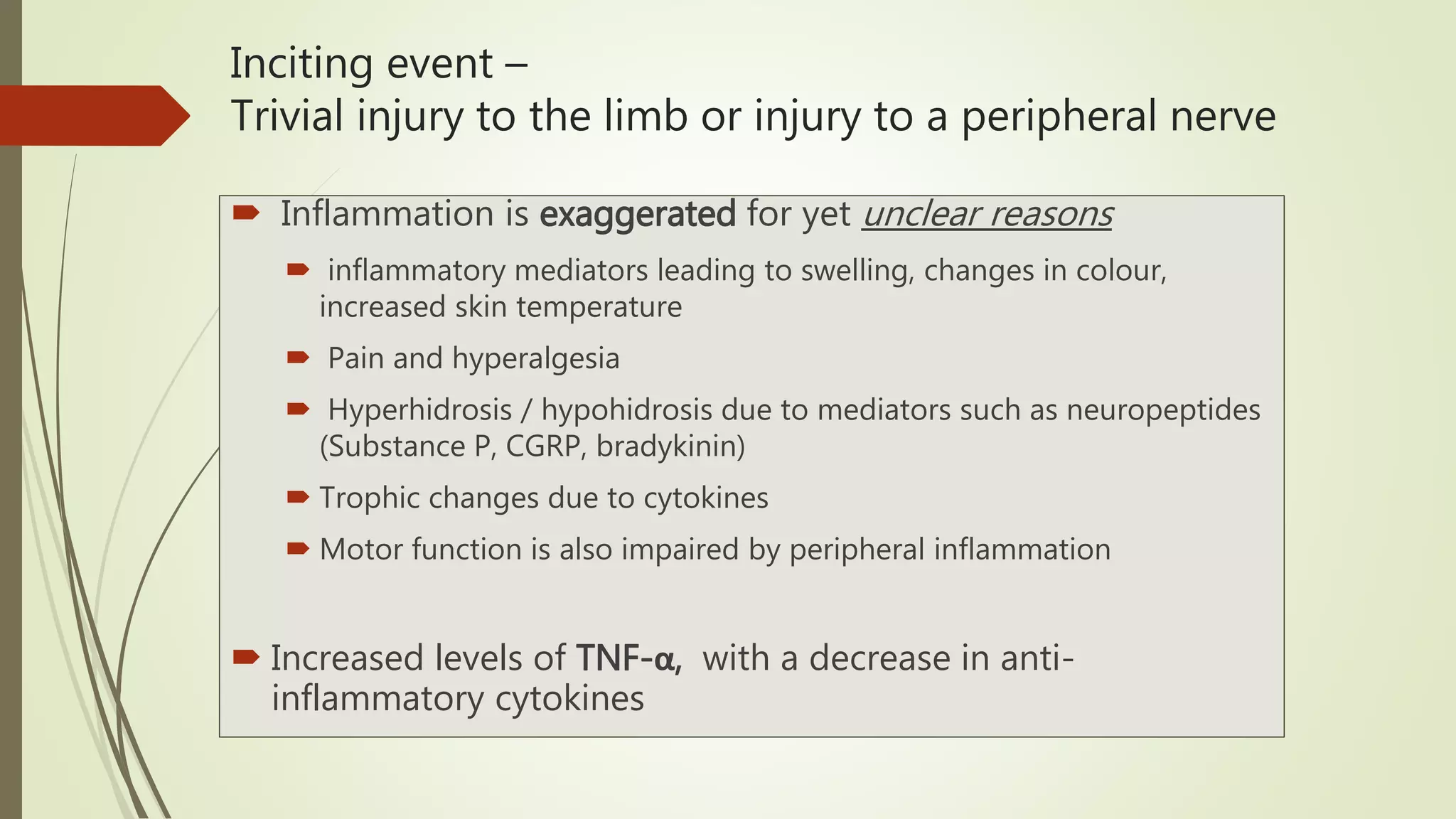 Complex regional pain syndrome | PPTX