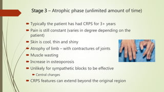 Complex regional pain syndrome | PPTX