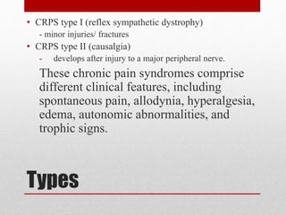 Complex regional pain syndrome Petrus Iitula | PPT