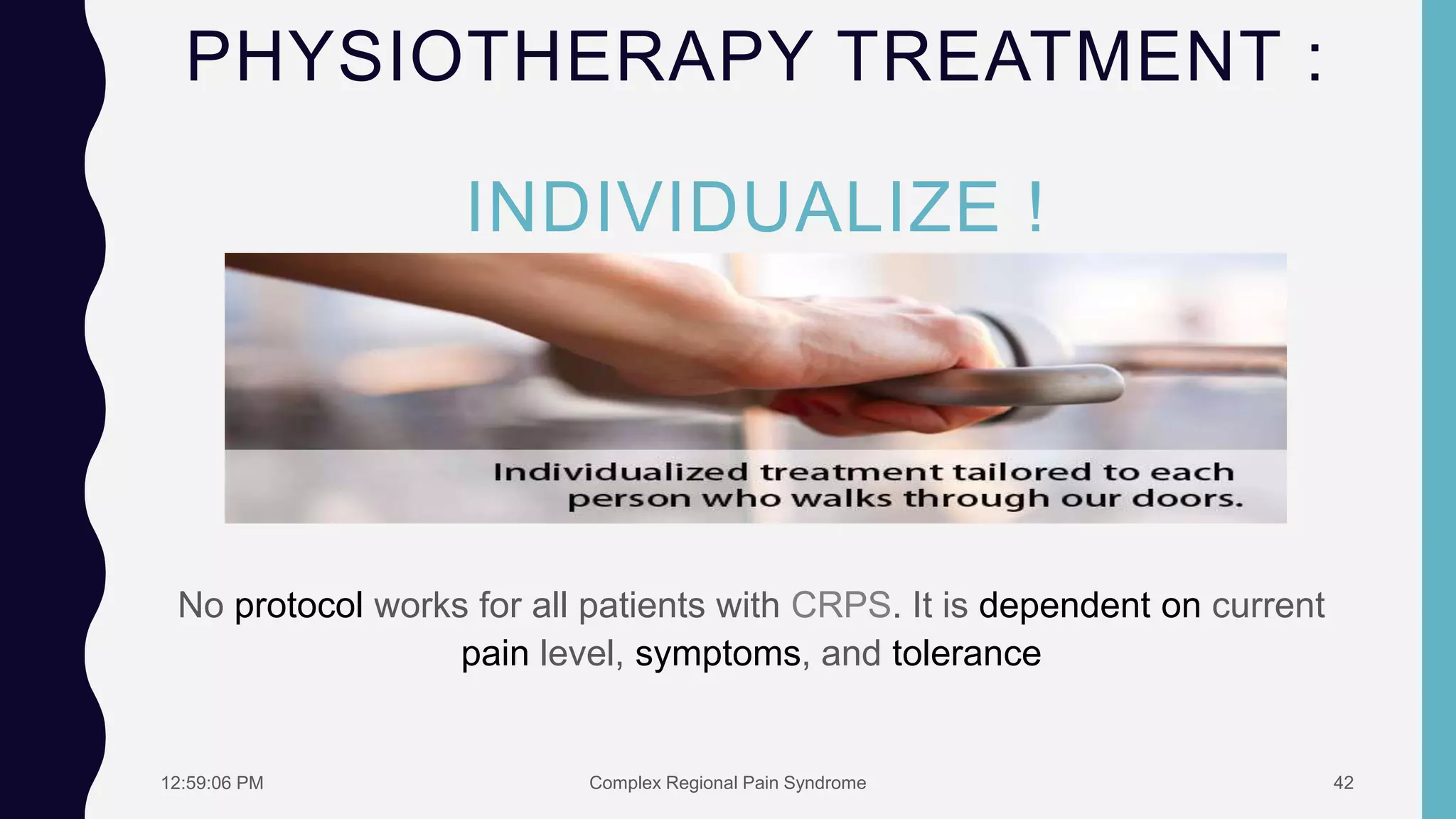Complex regional pain syndrome | PPTX