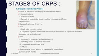 Complex regional pain syndrome | PPTX